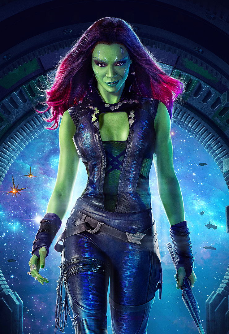 5. Gamora a review of Gamora (Zoe Saldana)