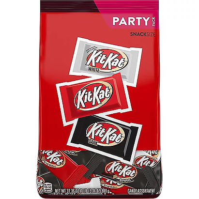 Kit Kat® Snack Size Assortment, Party Pack, 31.36oz - Dark Chocolate ...