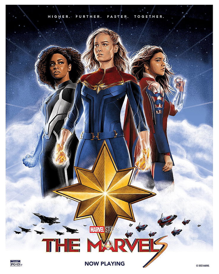 An average movie a review of The Marvels